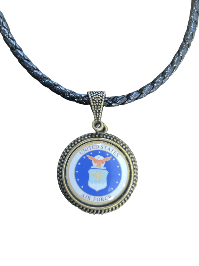 Officially Licensed Military Logo Pendant Necklaces: Army, Navy, Air ...